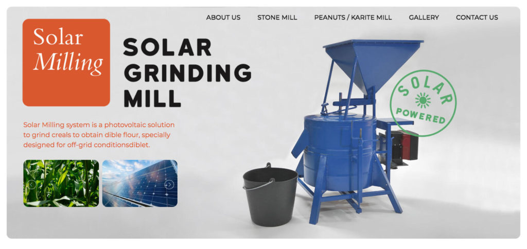 Solar Milling’s new website – Solar Milling